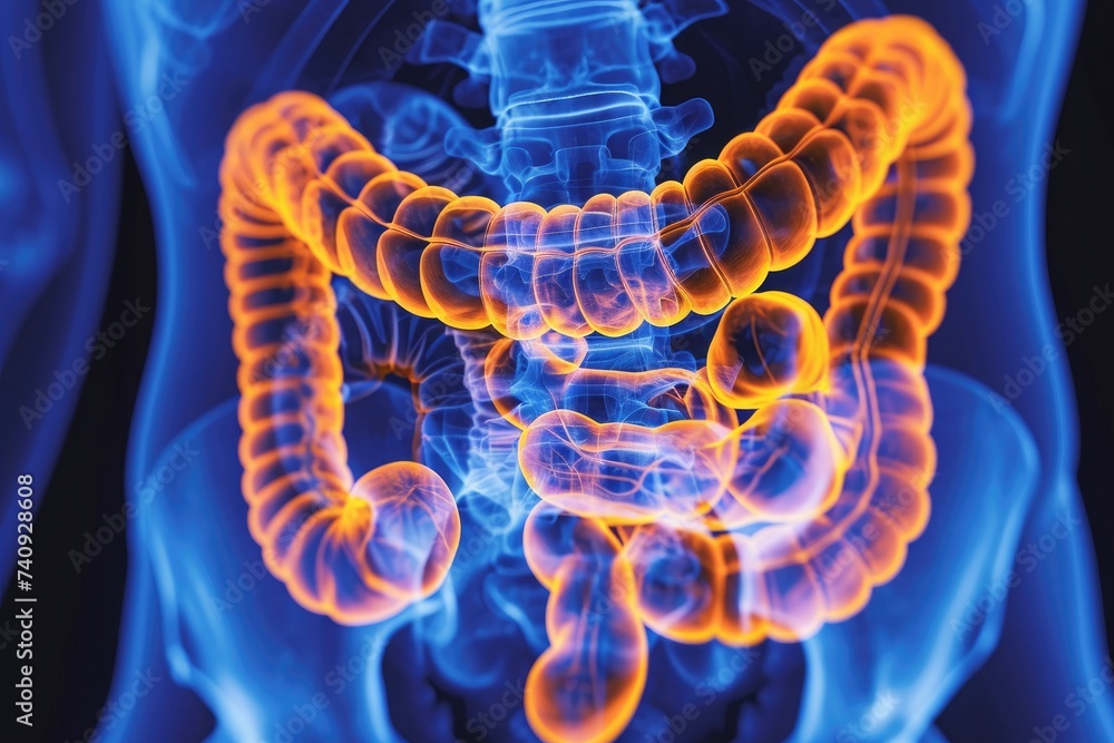 An illustration showing a dissection of the stomach, with the inner ...