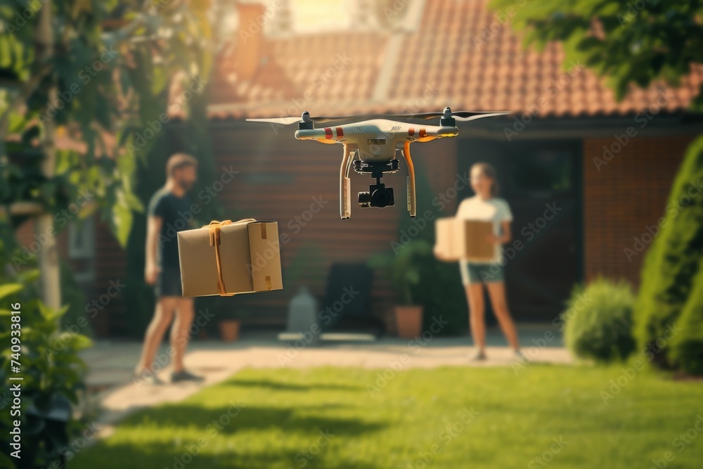 Smart package Drone Delivery precision agriculture drone delivery ...