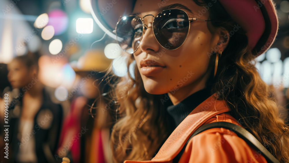 Trendsetting influencers capturing attention in stylish outfits at ...