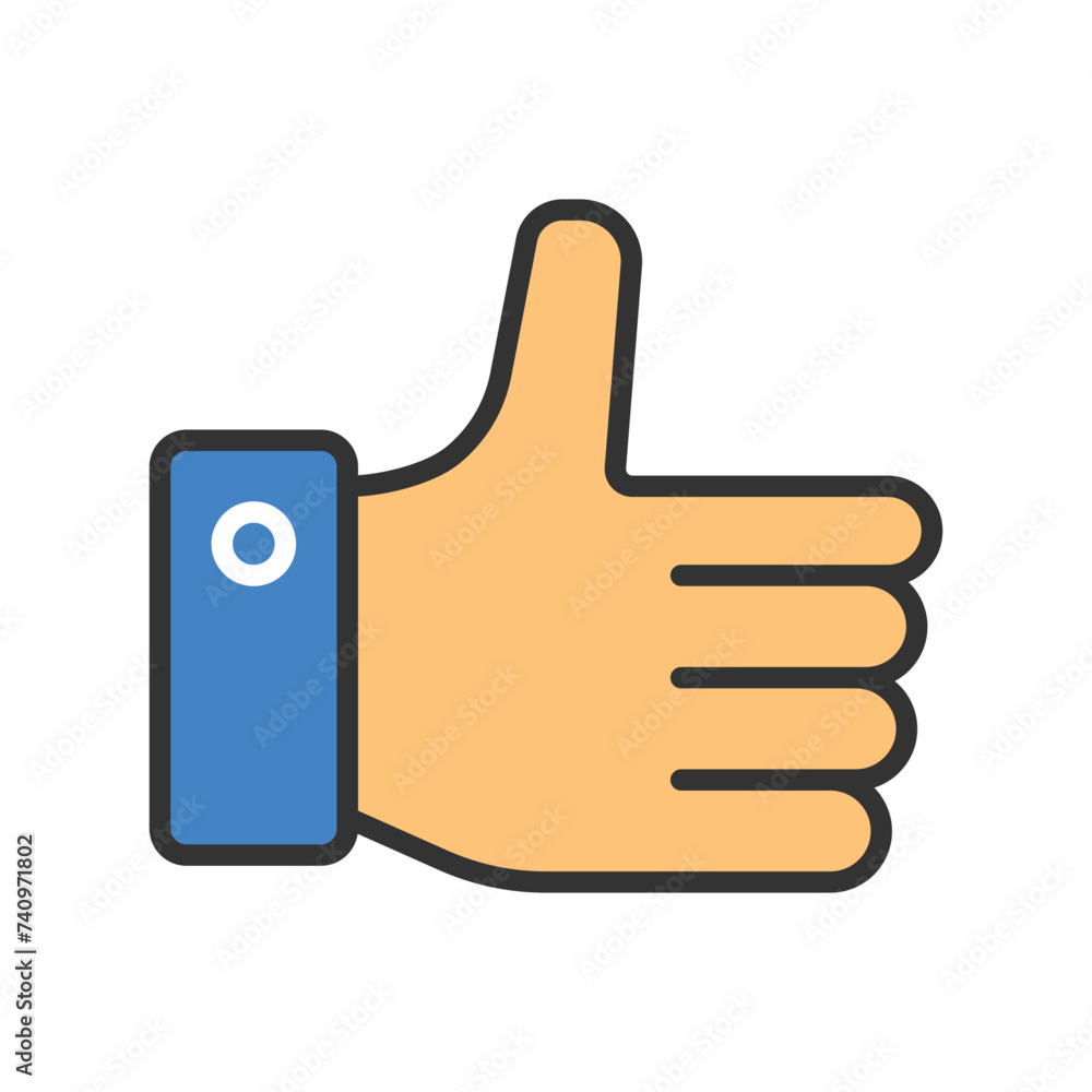 Thumbs up icon, like, thumbs up, thumb, better, encourage, good job ...