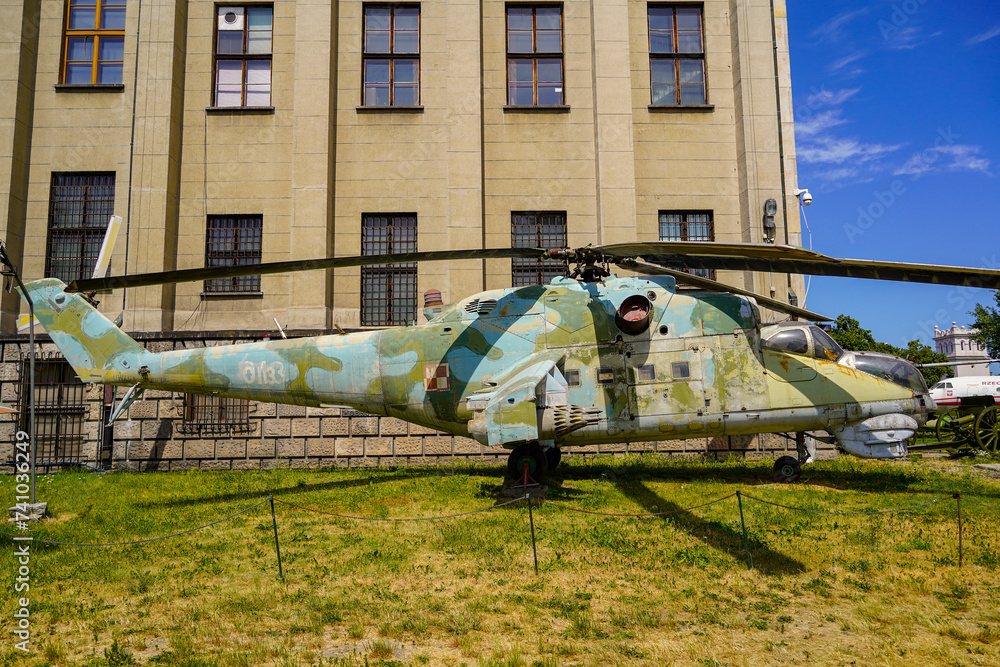 WArsaw ,Poland 6 june 2023 : Polish Army Museum , collection of ...