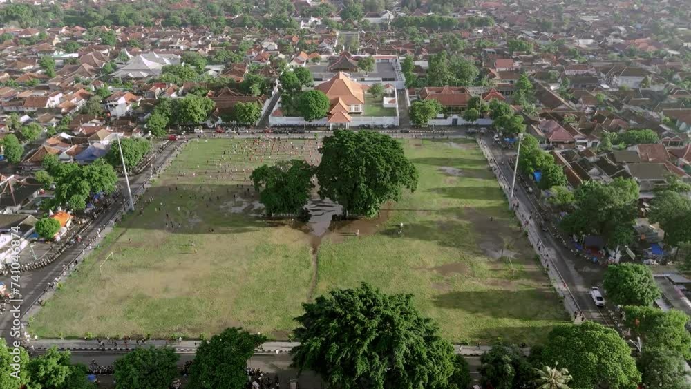 Alun-alun Selatan or Alun-alun Kidul is a landmark in the form of a ...