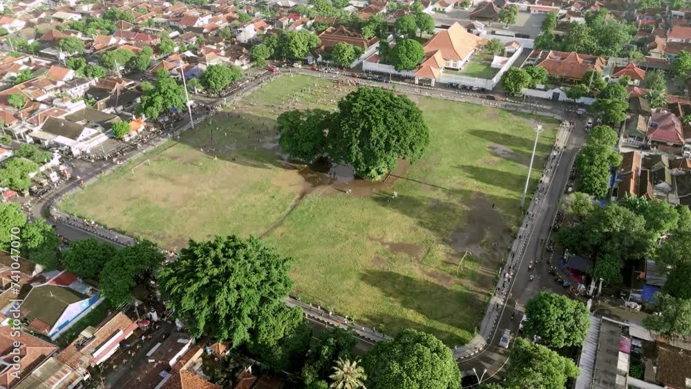 Alun-alun Selatan or Alun-alun Kidul is a landmark in the form of a ...