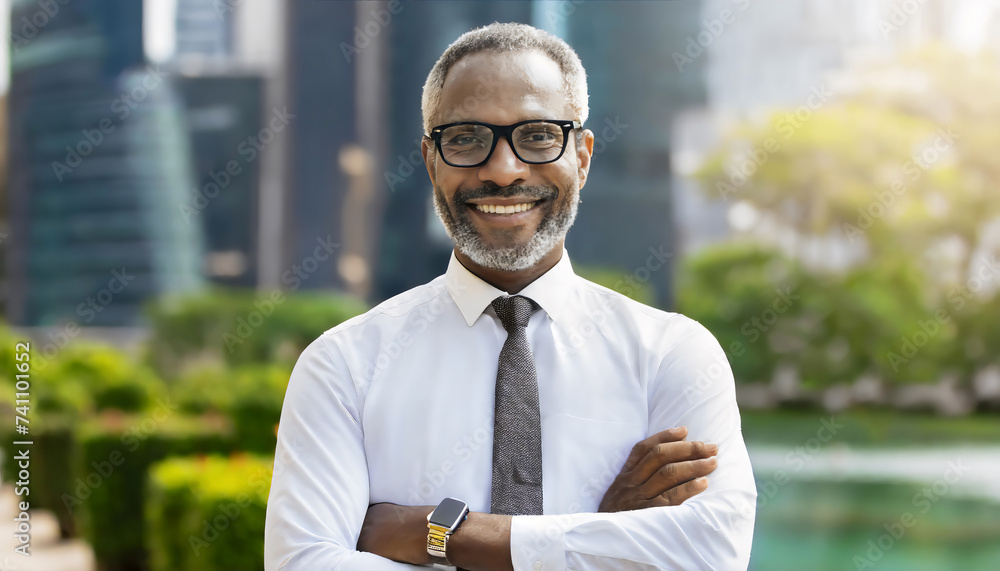 Confident happy mature older business man leader, smiling middle aged ...