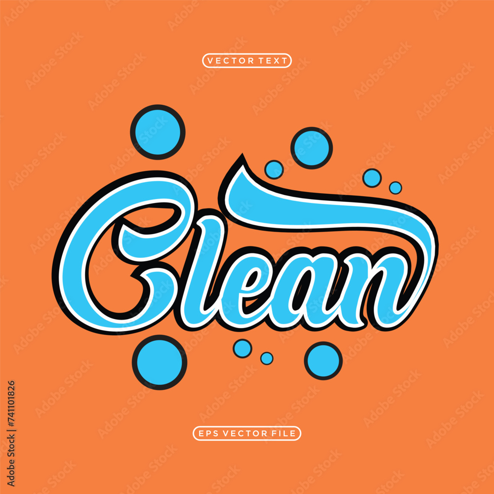 clean letter text style design vector, clean writing in vintage cursive ...