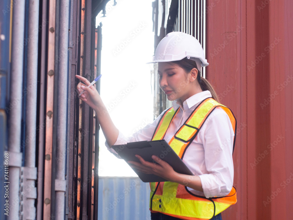 Labor female woman person people human safety helmet labour lady report ...