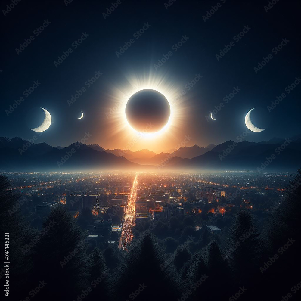 El Gran Eclipse Solar Total de América del Norte del 8 de abril 2024 ...