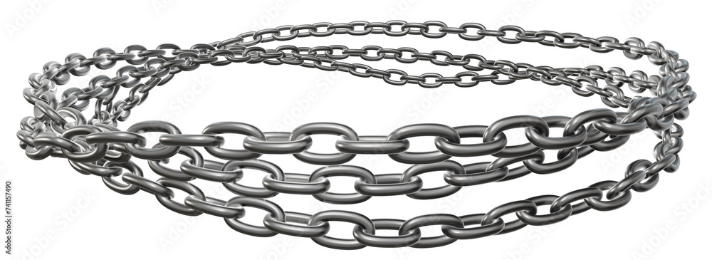 Beyond Boundaries: Embrace the unexpected with this 3D steel chain ...
