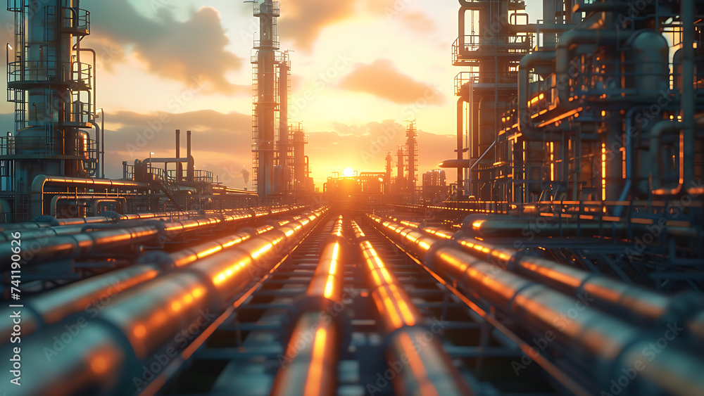 Pipe line connection in oil refinery, chemical, hydrogen or ammonia ...