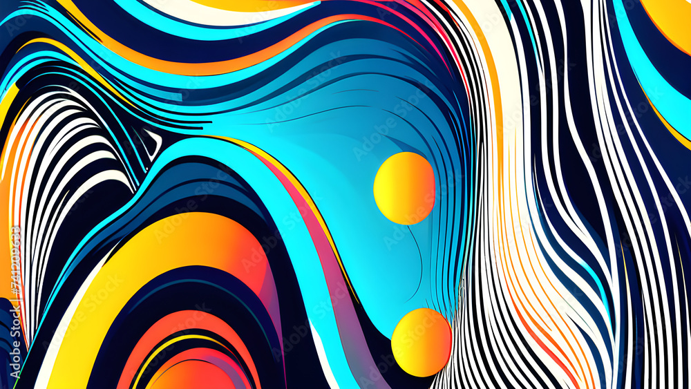 Colorful Wave Background, Colorful Wave Abstract wallpapers, Transform ...