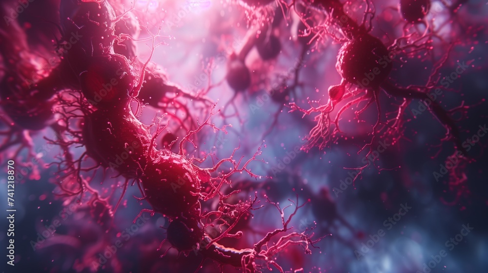 Structure inside the human body Consists of blood vessels and platelets ...