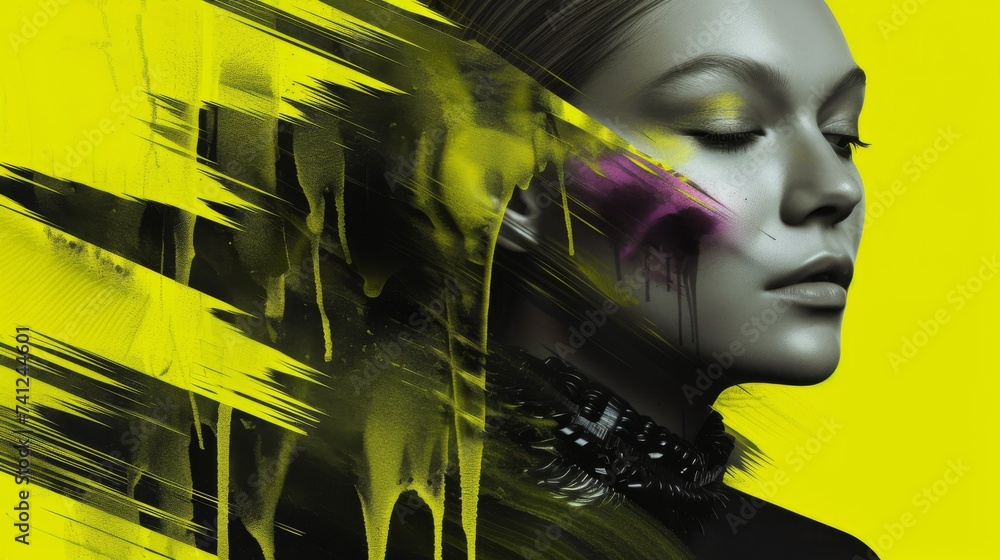 Edgy and modern layout of high end fashion shoot in combination with ...