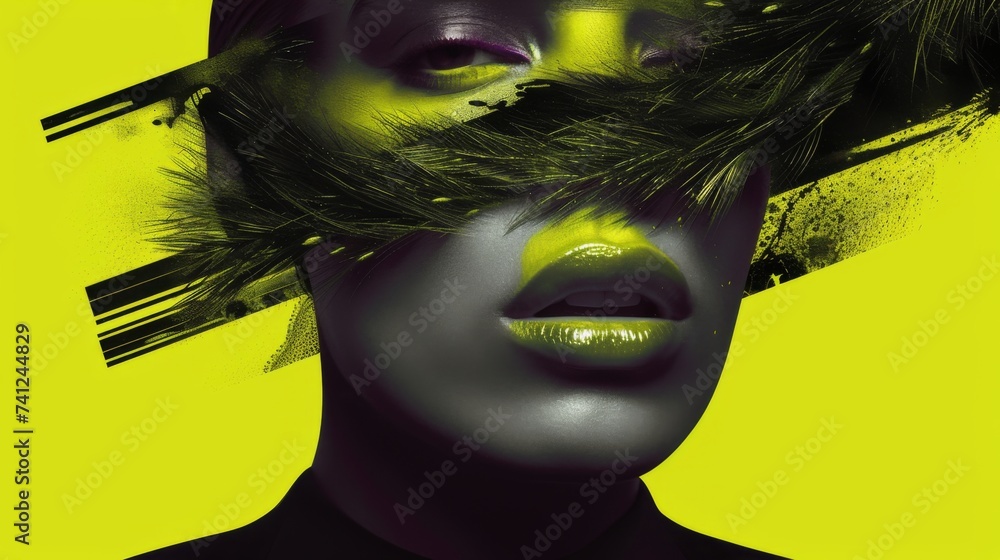 Edgy and modern layout of high end fashion shoot in combination with ...