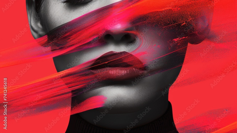Edgy and modern layout of high end fashion shoot in combination with ...