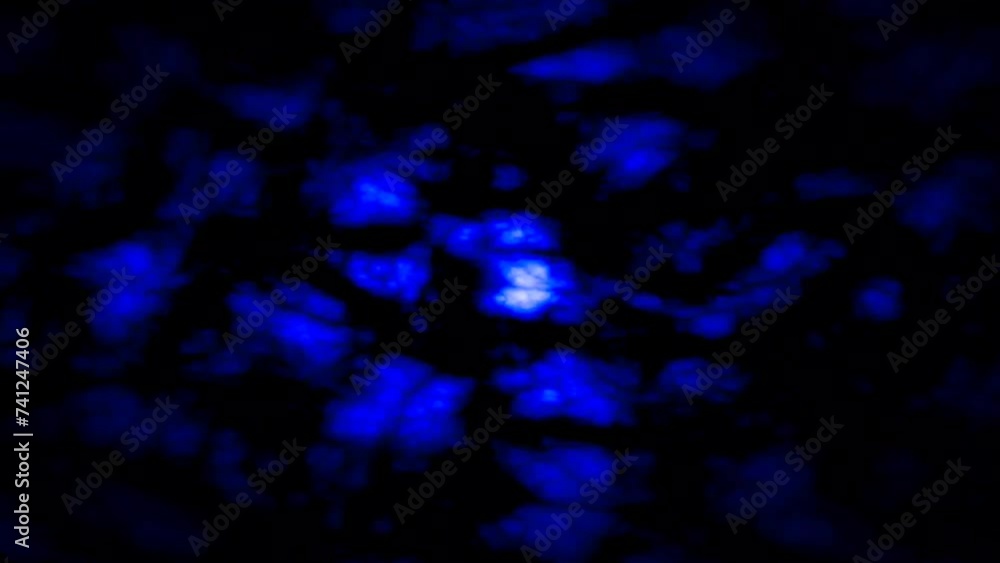 Dark blue dramatic background with dark fog across the screen.Concept ...