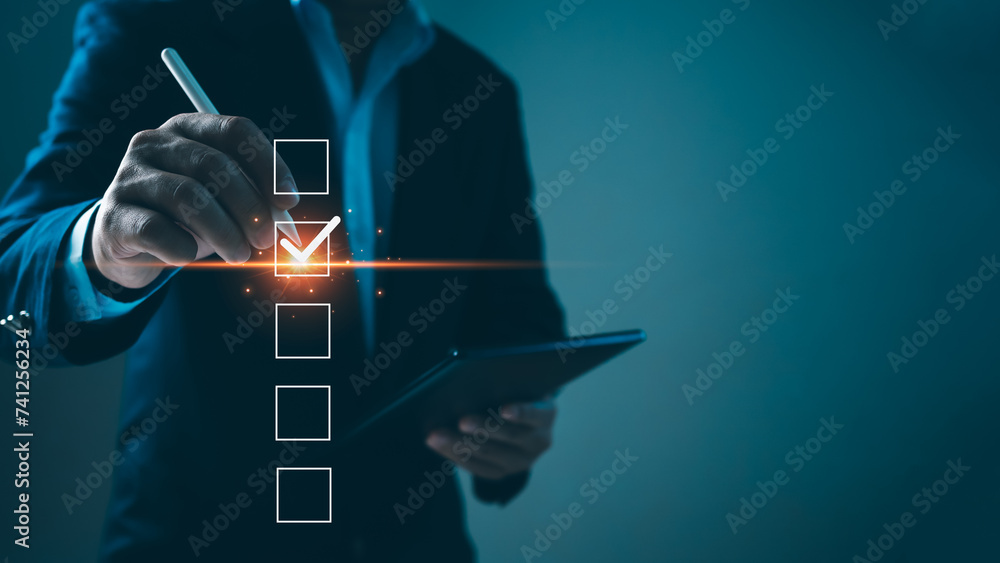 Checklist and filling survey form online. Document management system ...