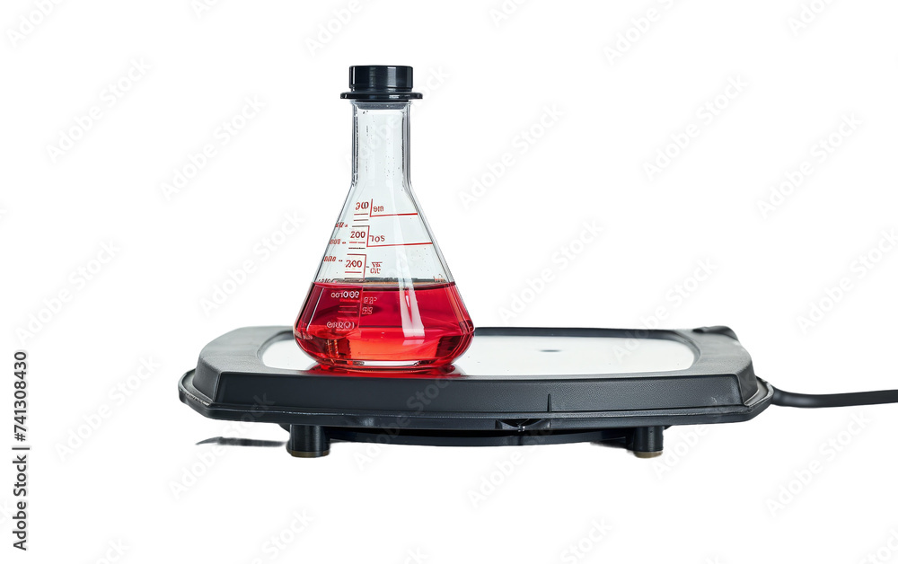 Unveiling Laboratory Hot Plate Techniques with Glass Beaker On ...