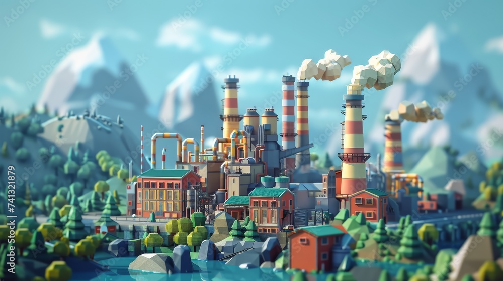 Educational video game where players manage a biomass power plant ...