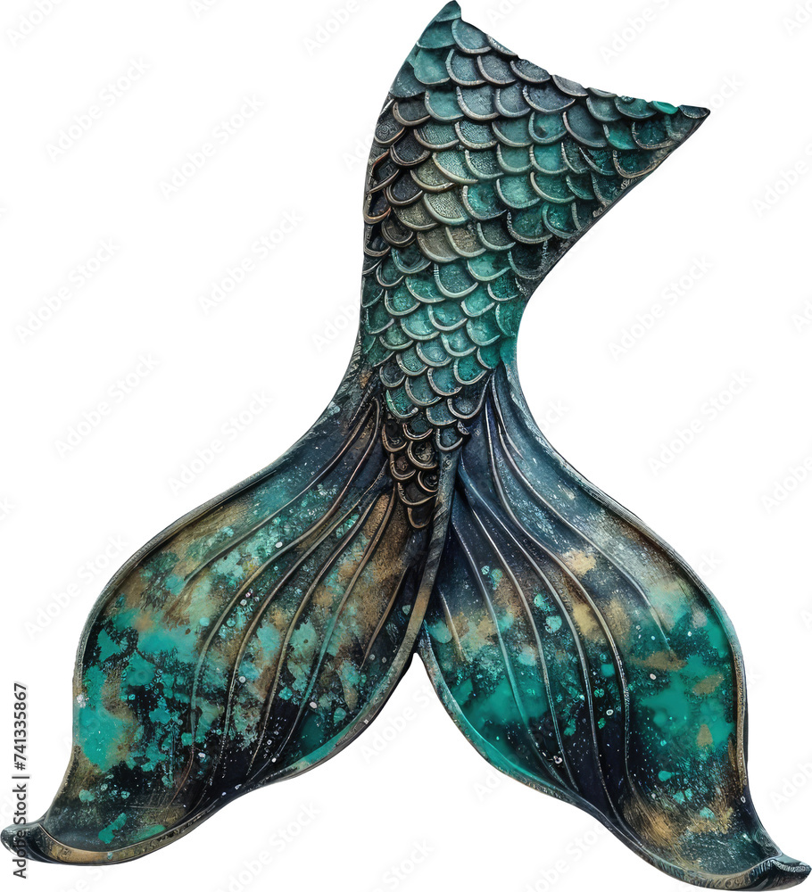 Mermaid Tail overlay transparent background PNG clipart Stock Photo ...