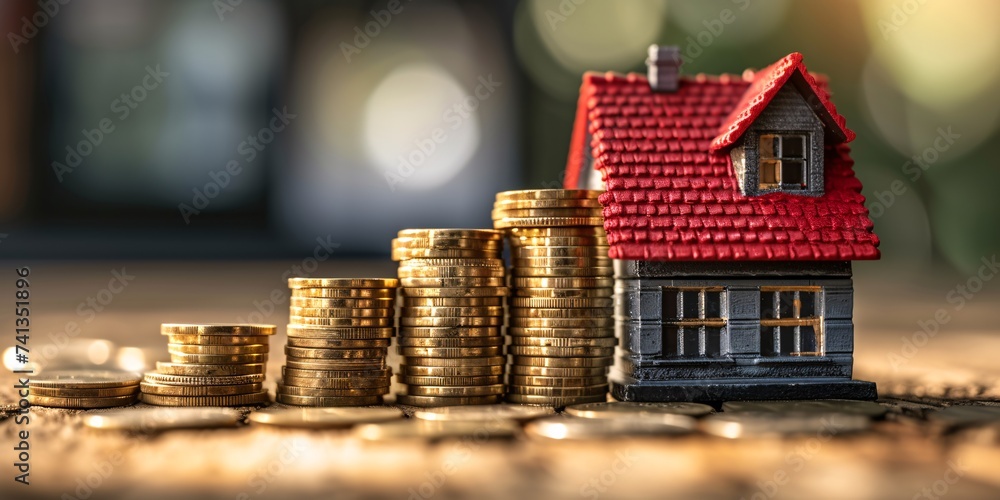 Create a visual representation of rising interest rates and their ...