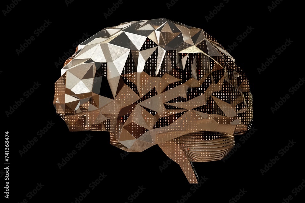 AI Brain Chip computer vision. Artificial Intelligence epic mind ...