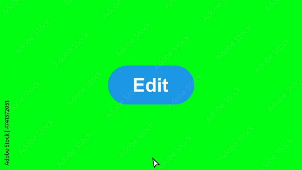 simple animation of cursor icon clicking edit button. pack of animated ...