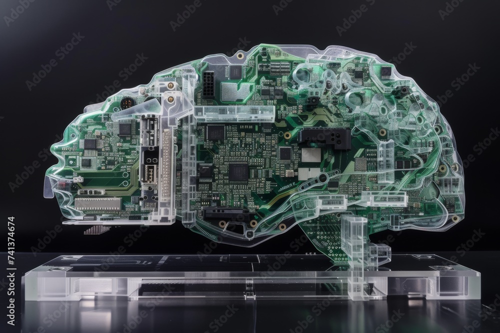 AI Brain Chip neural development. Artificial Intelligence ltp mind ...