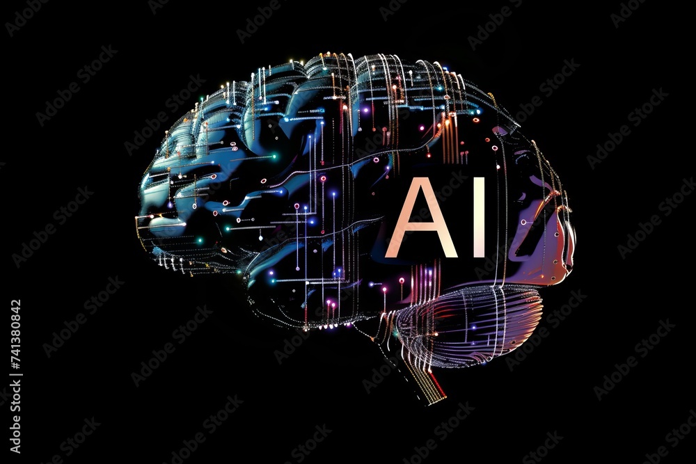 AI Brain Chip digital marketing. Artificial Intelligence online ...