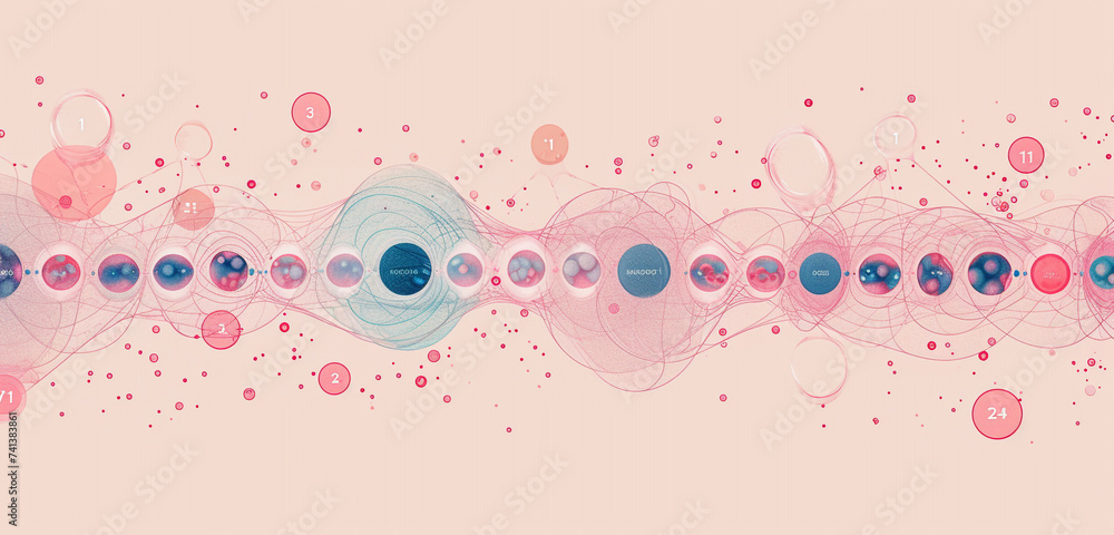 Graphic representation of metaphase I in meiosis, with chromosomes ...