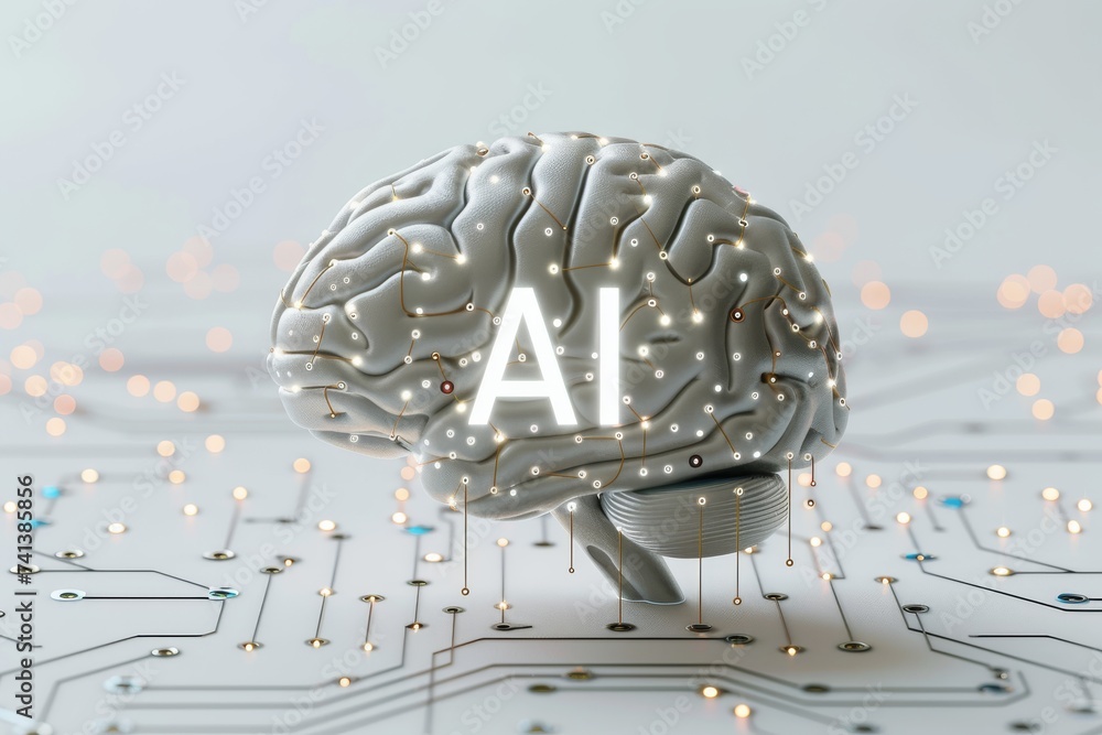 AI Brain Chip neural coding. Artificial Intelligence tomorrow ...
