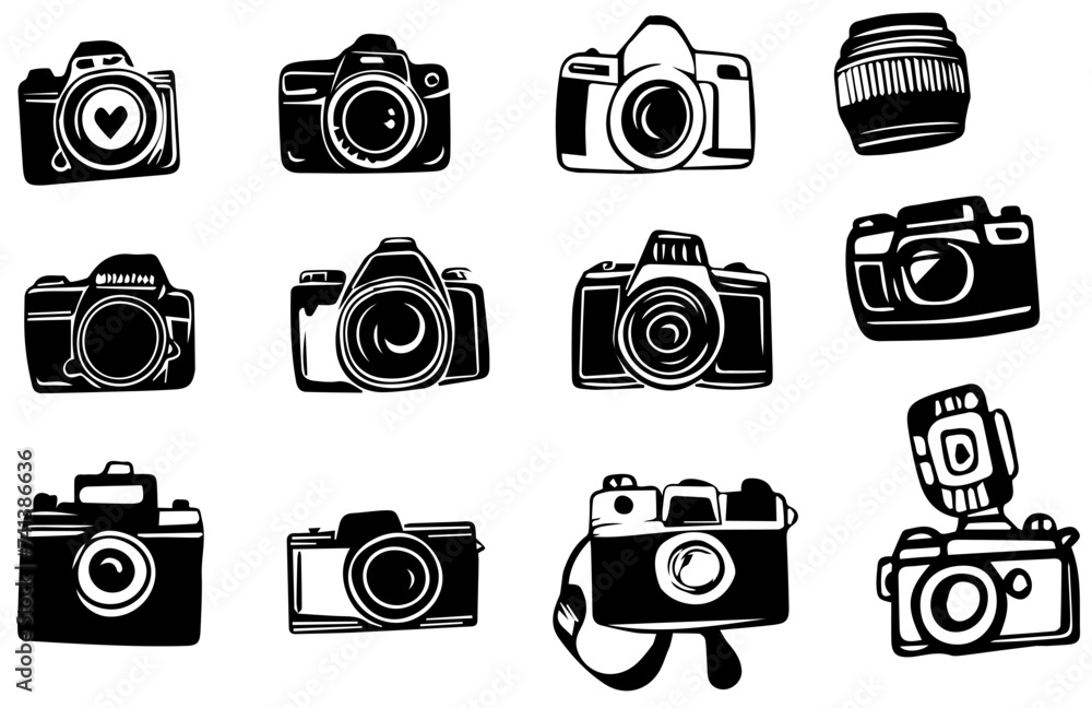 Camera vector transparent background PNG clipart Stock Vector | Adobe Stock