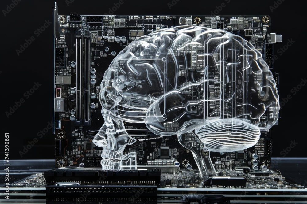 AI Brain Chip it projects. Artificial Intelligence neural coding mind ...