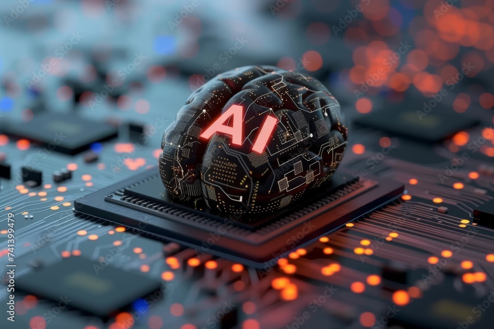 AI Brain Chip collaboration server. Artificial Intelligence ependymoma ...