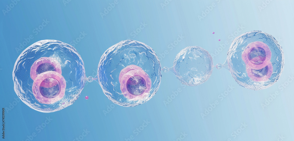 Visual guide to telophase II of meiosis, showcasing final cell division ...