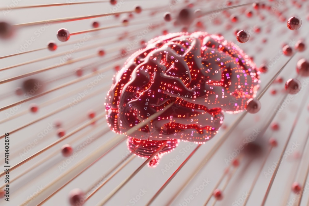 AI Brain Chip neuronal maturation. Artificial Intelligence ...