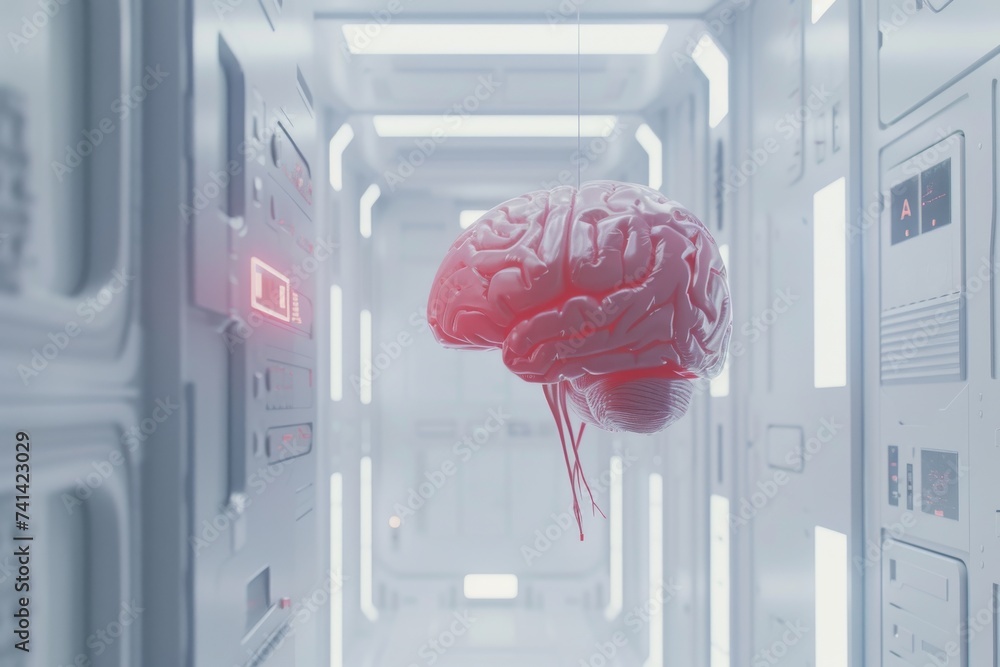 AI Brain Chip vision. Artificial Intelligence cmp human uma mind ...