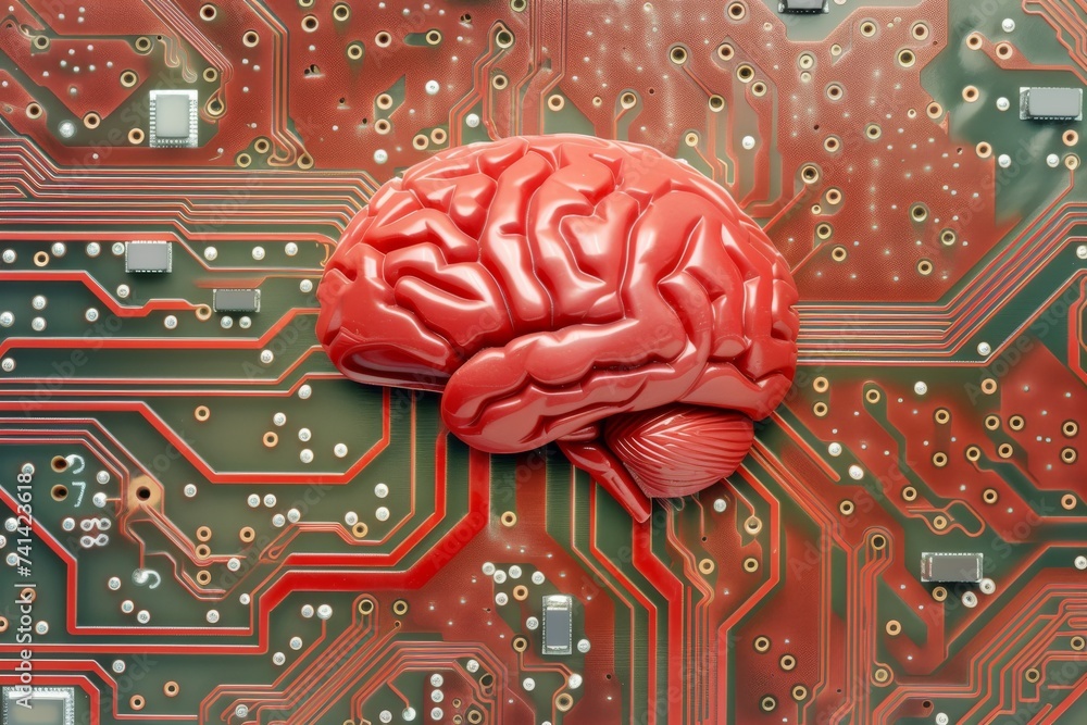 AI Brain Chip memory controller. Artificial Intelligence cache server ...