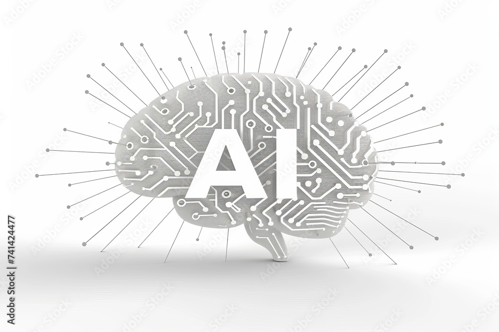 AI Brain Chip it security. Artificial Intelligence ai enterprise ...