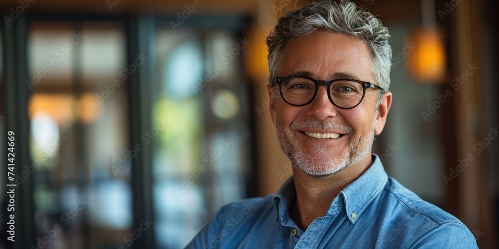 Captured in moment of sheer joy and accomplishment mature businessman ...