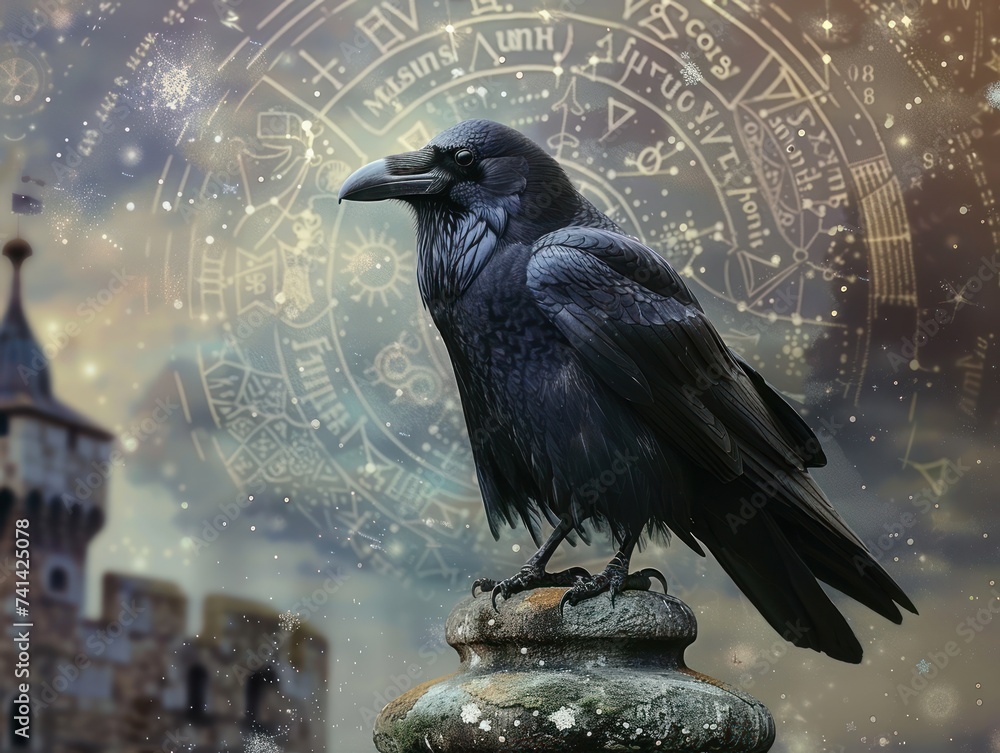 Forecasting fate astrologer raven tower observatory midnight star chart ...