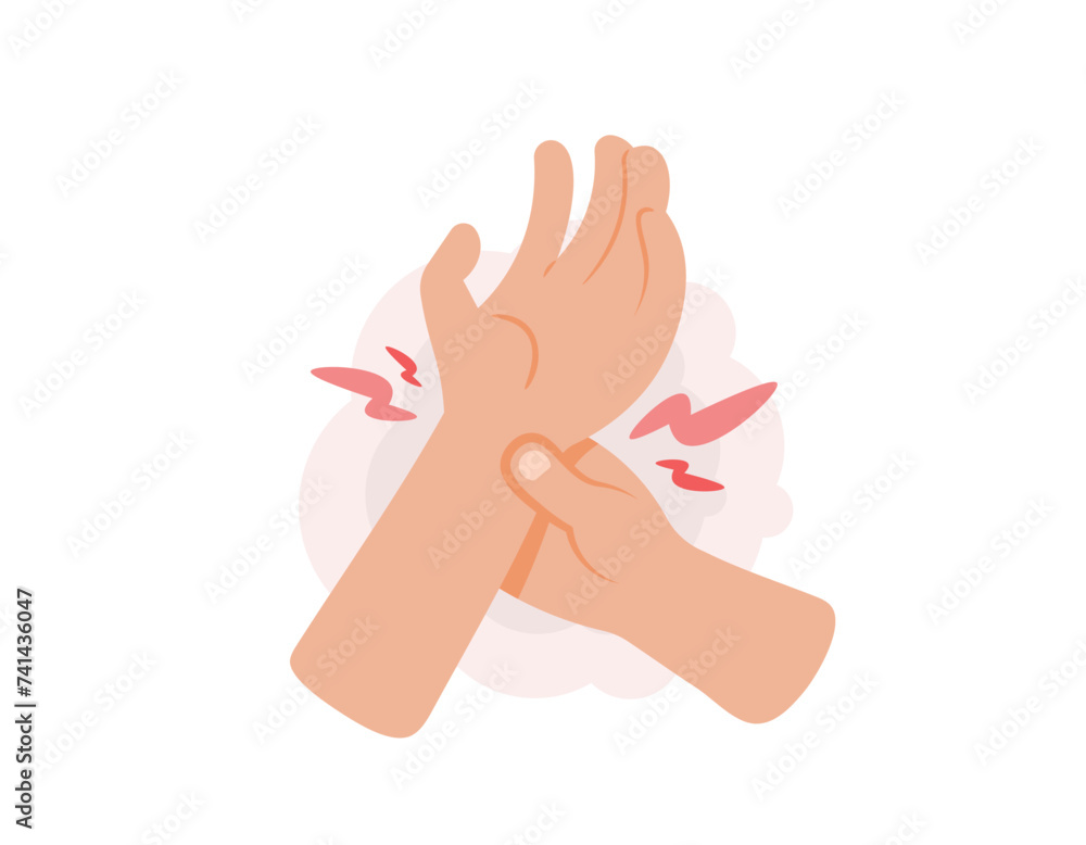 Pain in the wrist. excruciating pain or discomfort in the wrist ...