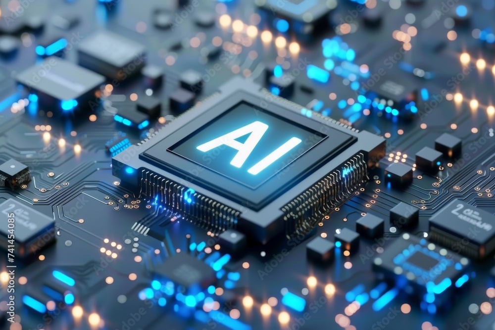 AI Brain Chip motivation. Artificial Intelligence self supervised ...