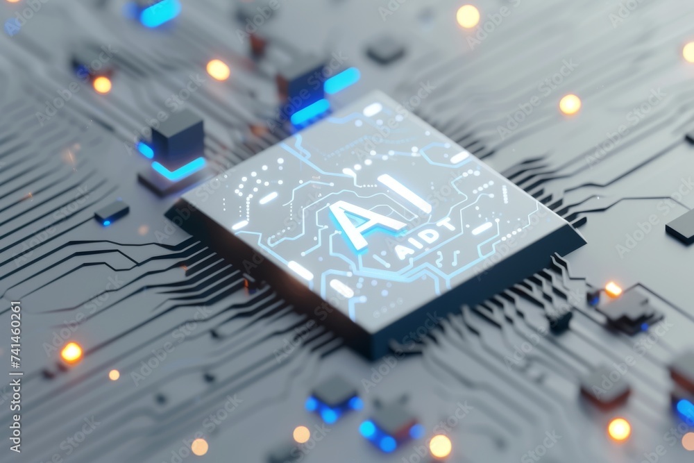 AI Brain Chip microphone. Artificial Intelligence memory sharing mind ...