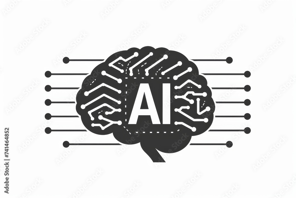AI Brain Chip server data protection. Artificial Intelligence ...