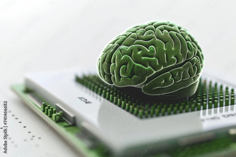 AI Brain Chip fmri. Artificial Intelligence ai capability building mind ...