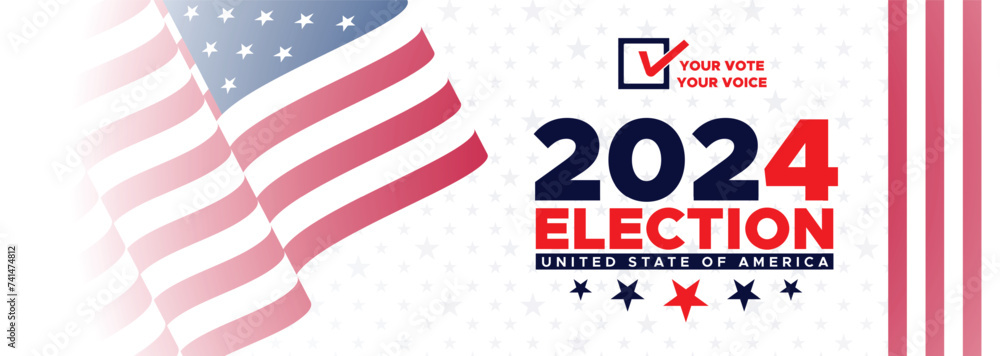 Presidential election day in the United States. Vote 2024. Election ...