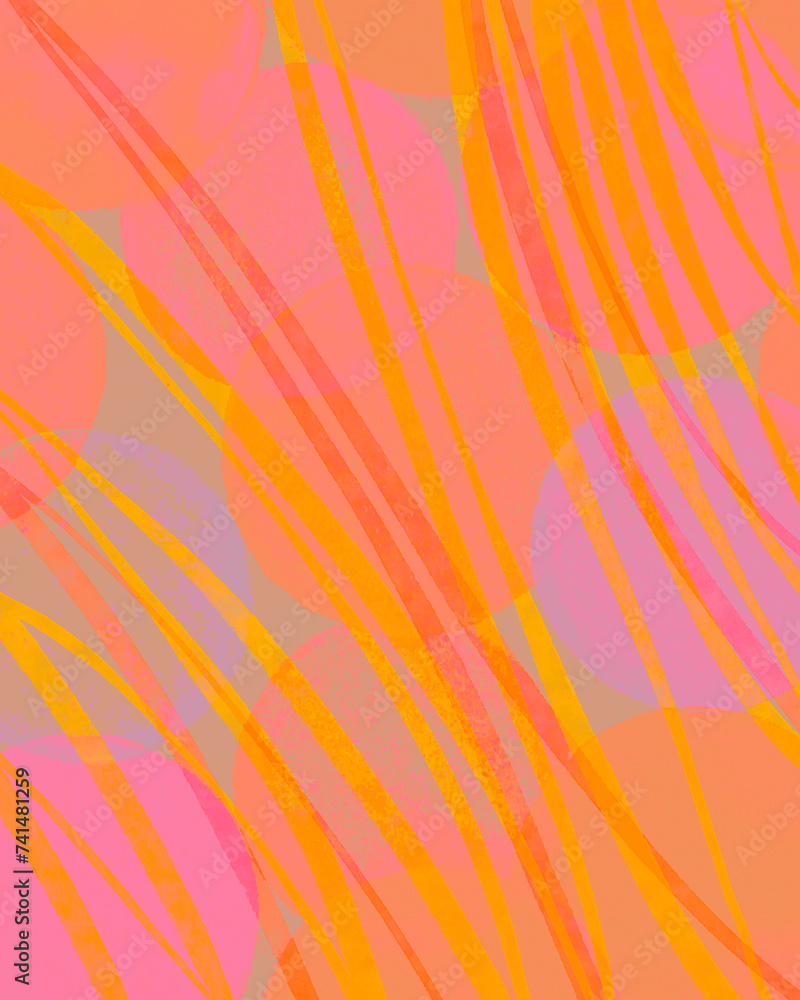 Abstract art background with fun pops of color illustration Stock ...