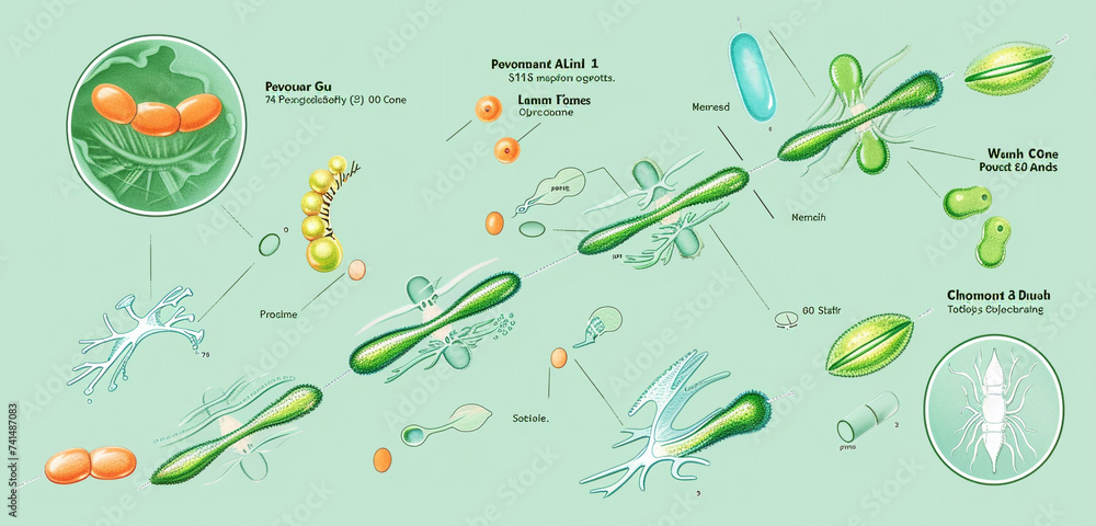 Diagram showing homologous chromosomes crossing over in meiosis ...