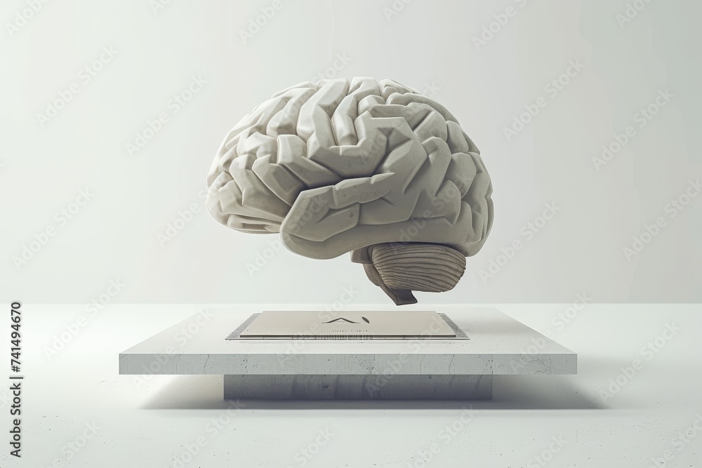 AI Brain Chip deep ultraviolet lithography. Artificial Intelligence ups ...