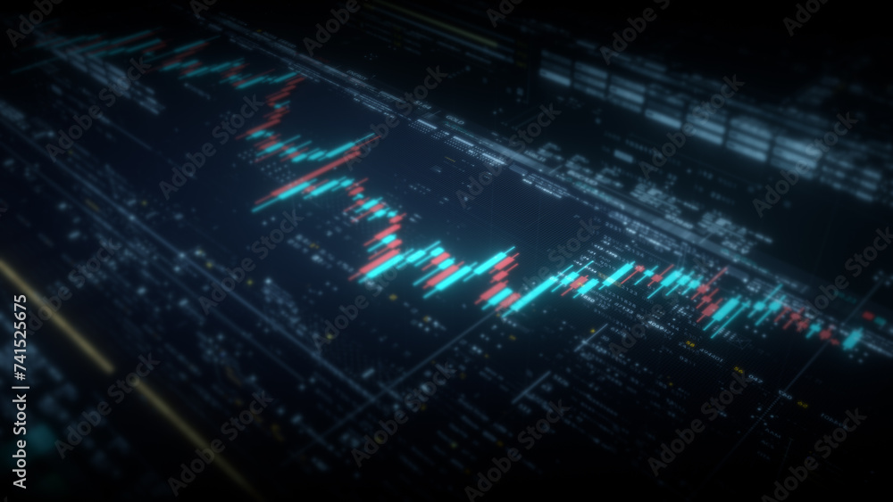 Business presentations with this stock market trading info graphic ...